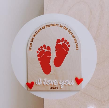 Baby Footprint Board – hollywood.designs.hd